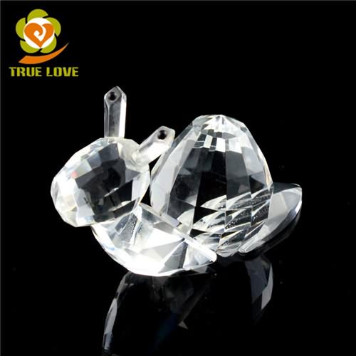 Small Lead Crystal Glass Snail Animals Figurine TL-0803 | Crystal ...